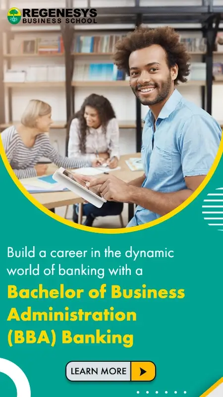 Can you become a banker with a BBA | Regenesys