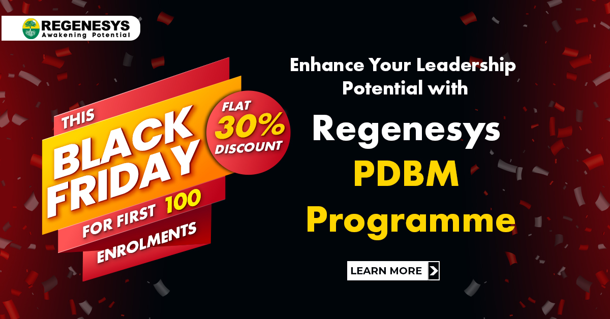 PDBM Programme: Black Friday - 30% Off at Regenesys! PDBM Programme: Black Friday - 30% Off at Regenesys!