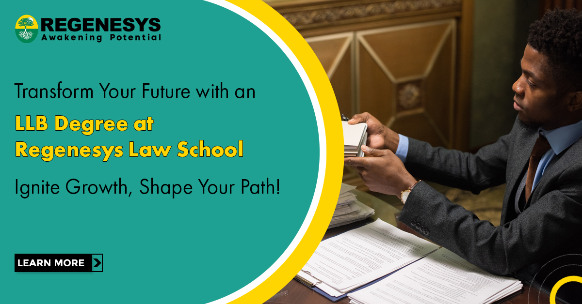 LLB Degree: Unlock Personal & Professional Growth | Regenesys