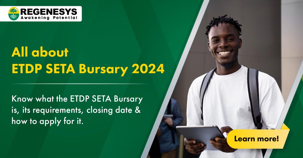 ETDP SETA Bursary 2024: Application Process & Closing Date!